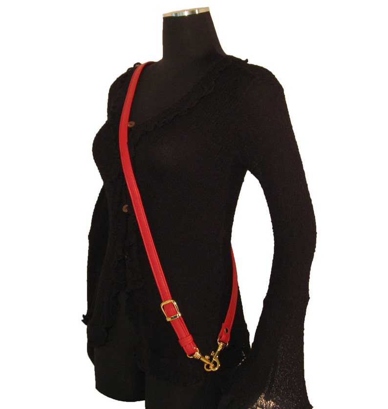 Adjustable Leather Crossbody Strap – Handmade Purse Strap, Choose Your ...