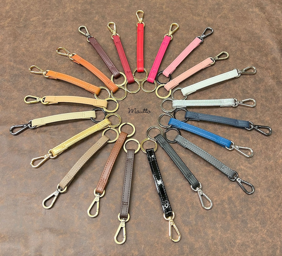 Leather Key Leash Tether, 20+ Leather Colors and 4 Metal Finishes ...