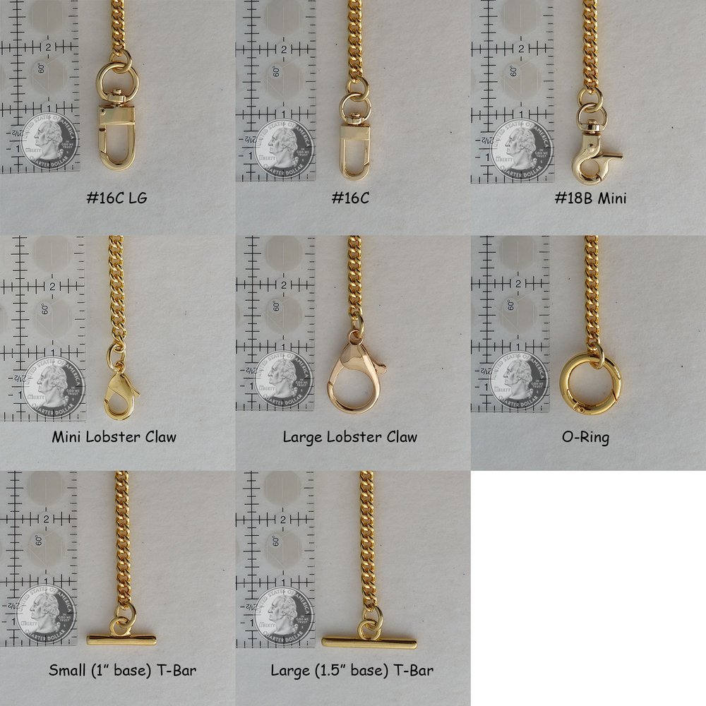 Mini Classy Curb Chain Strap GOLD Luxury Chain | Etsy