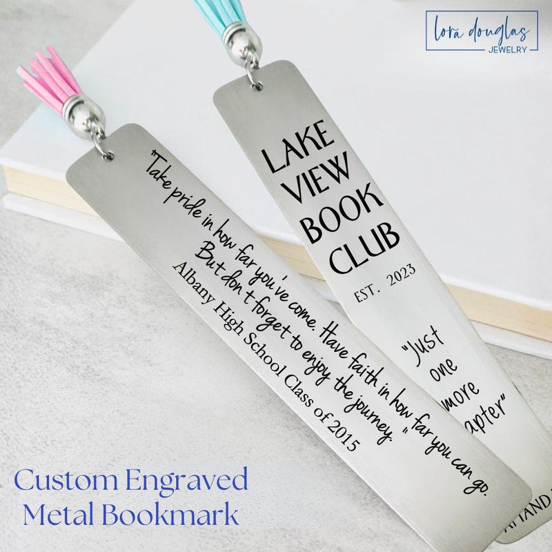 Metal Bookmarks - Etsy