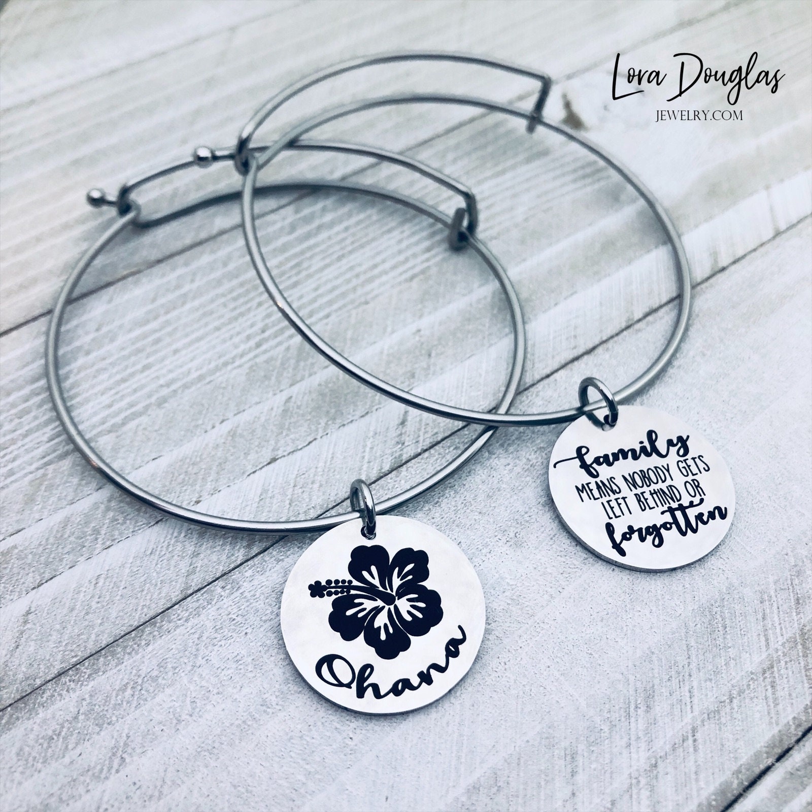Ohana Necklace, Bracelet, or Charm With Family Means No One Gets Left ...