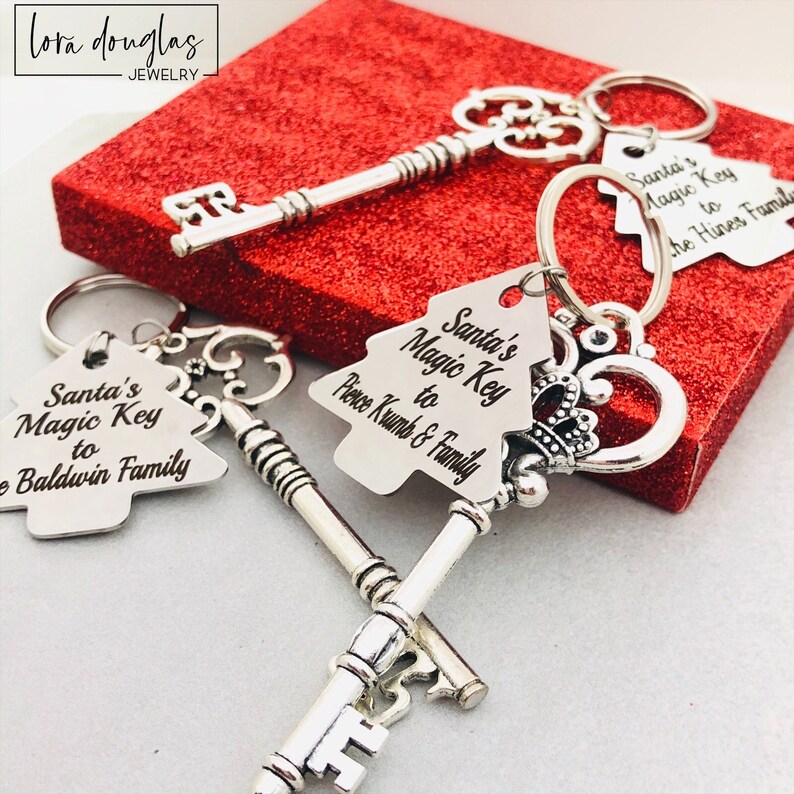 Personalized Santa Key Magic Santa Key Santa Key Christmas - Etsy