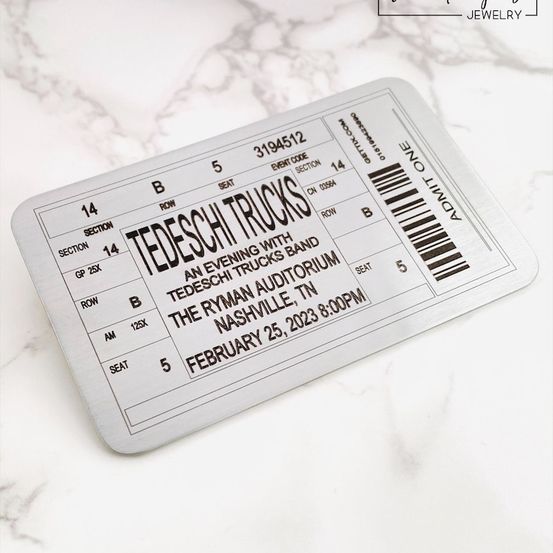 Ticket Stub - Etsy