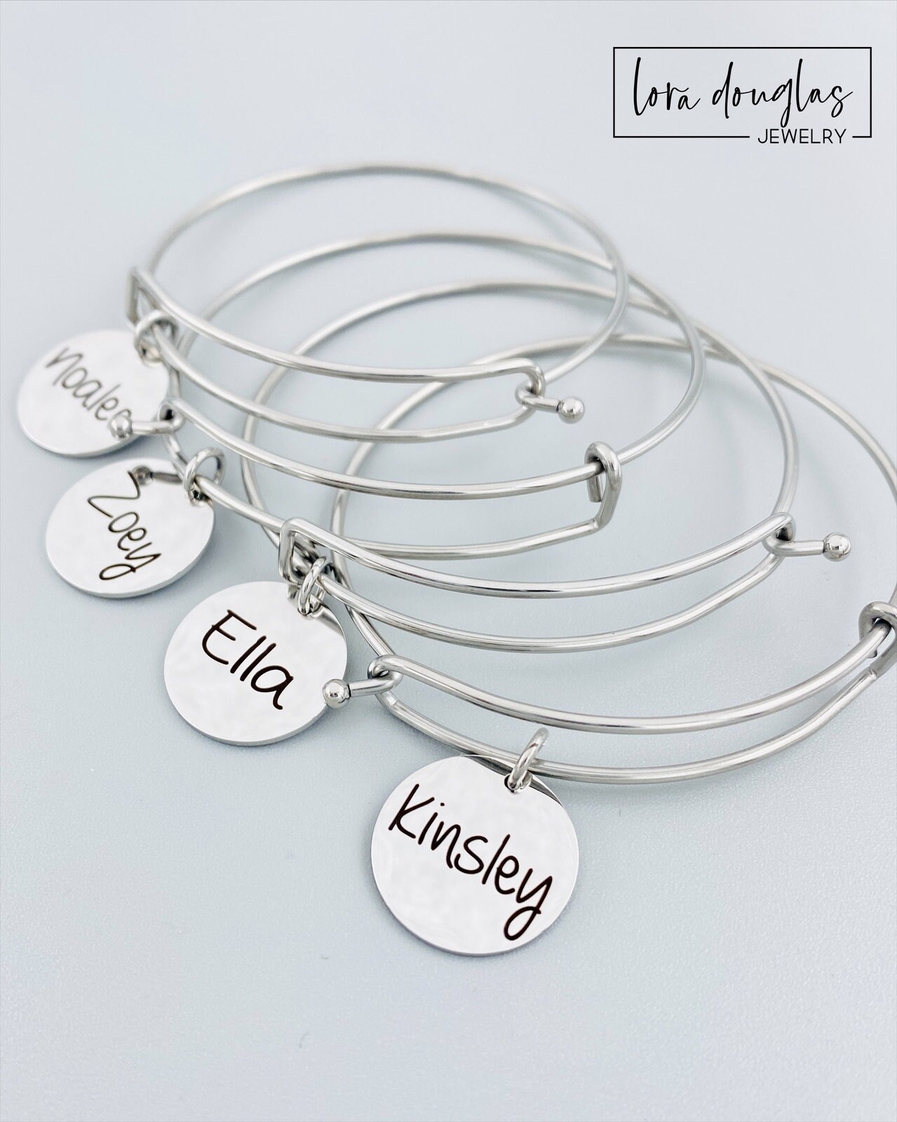 Custom Engraved Charms, Laser Engraved 3/4 Inch Stainless Steel Disc ...