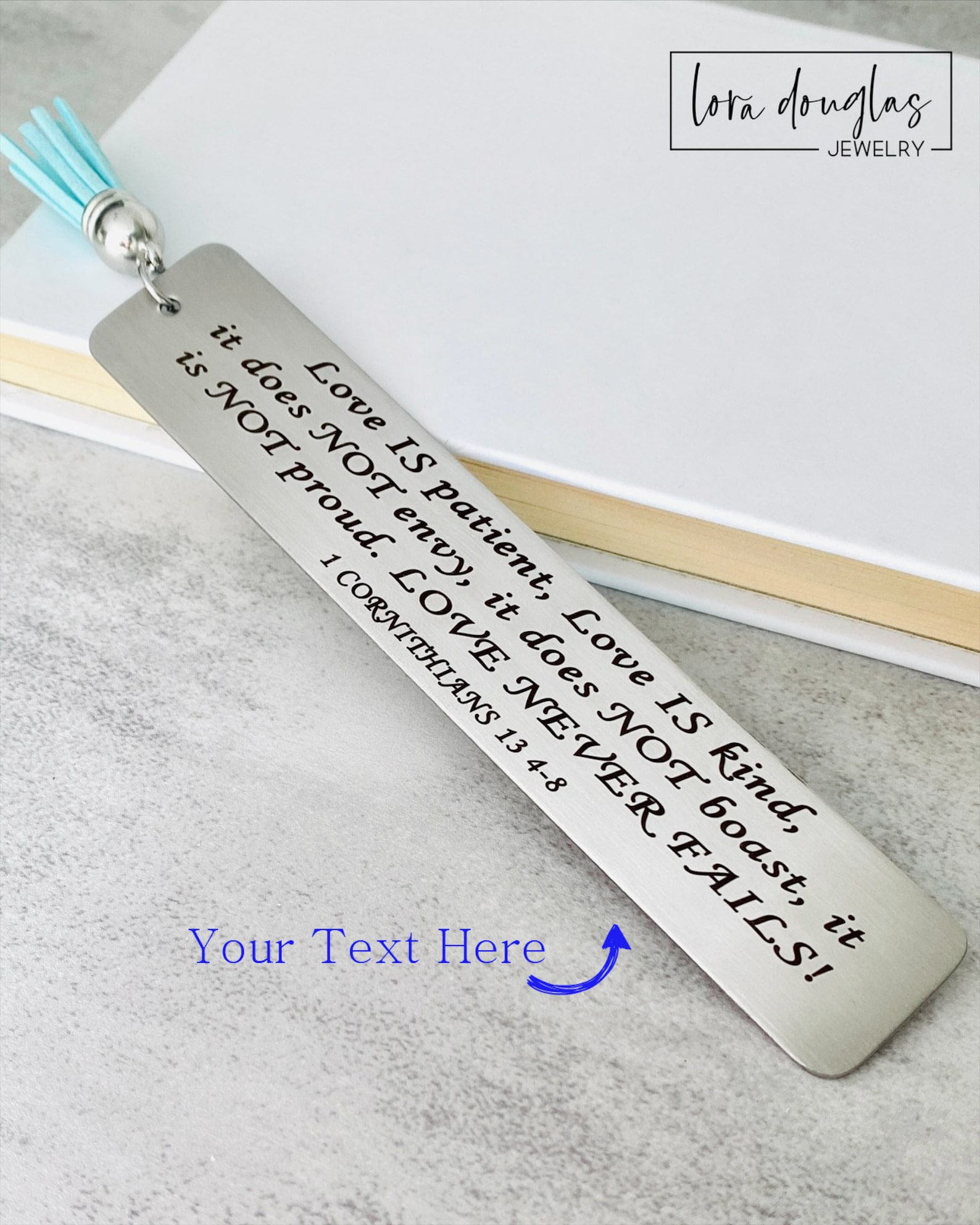 Custom Bible Verse Bookmark Engrave Any Verse or Quote - Etsy