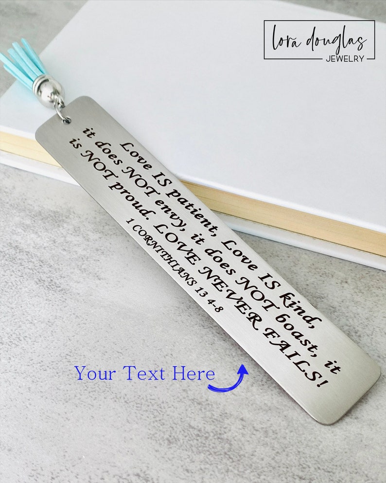 Custom Bible Verse Bookmark Engrave Any Verse or Quote - Etsy