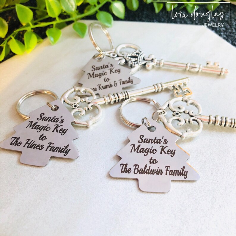 Personalized Santa Key Magic Santa Key Santa Key Christmas - Etsy