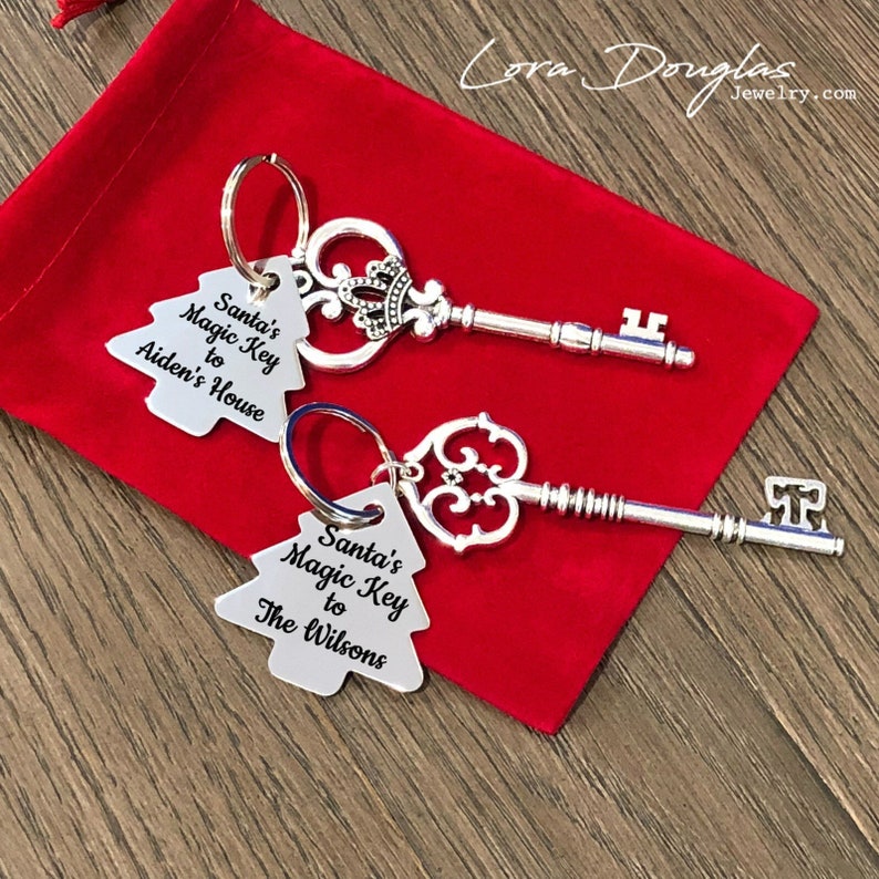 Personalized Santa Key Magic Santa Key Santa Key Christmas - Etsy