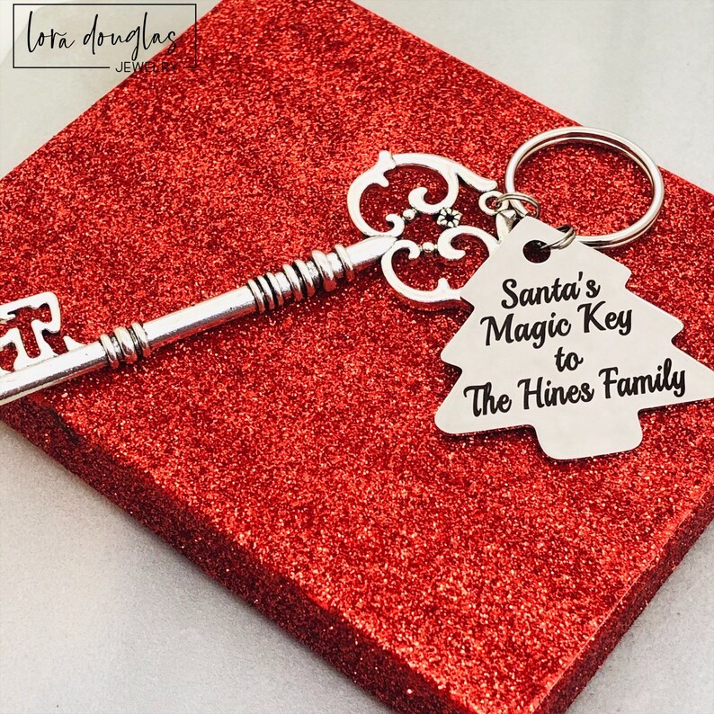 Personalized Santa Key Magic Santa Key Santa Key Christmas - Etsy