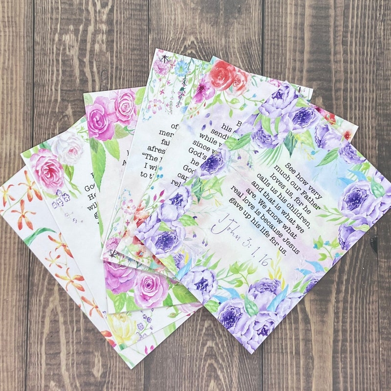 Bible Verse Cards - Etsy