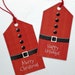 Printable Christmas Gift Tags, Santa Claus, Holiday Gift Tags ...