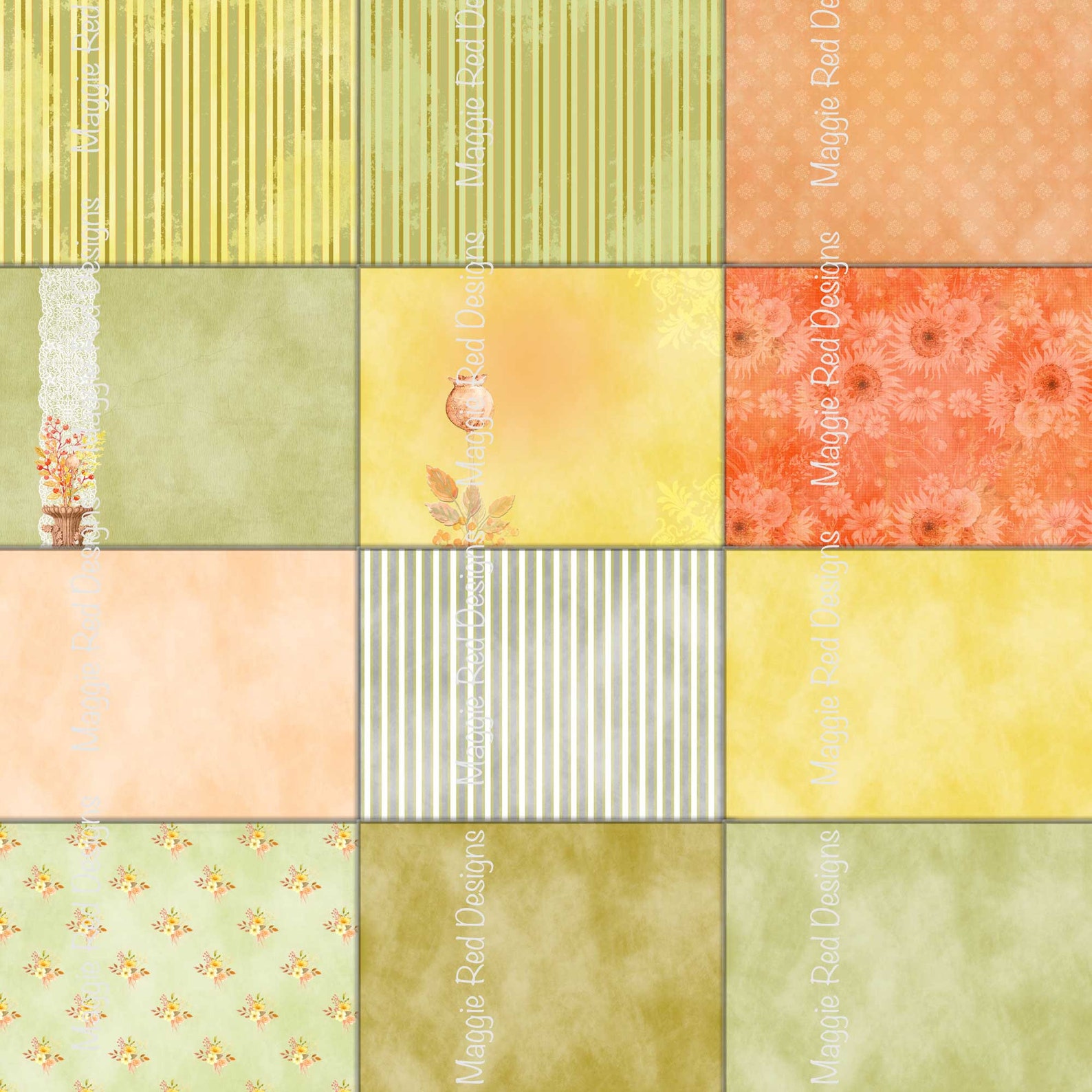 Digital Scrapbook Paper Junk Journal Pages Printable - Etsy