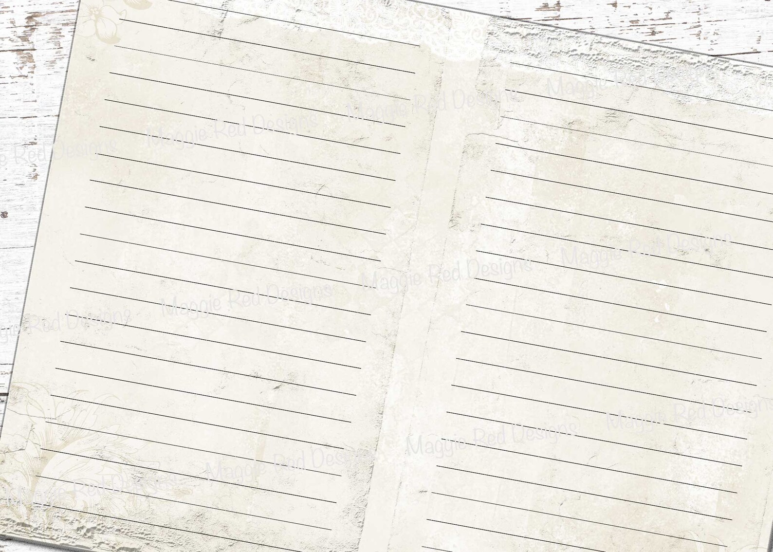 Printable Journal Pages Digital Paper Pack Junk Journal - Etsy