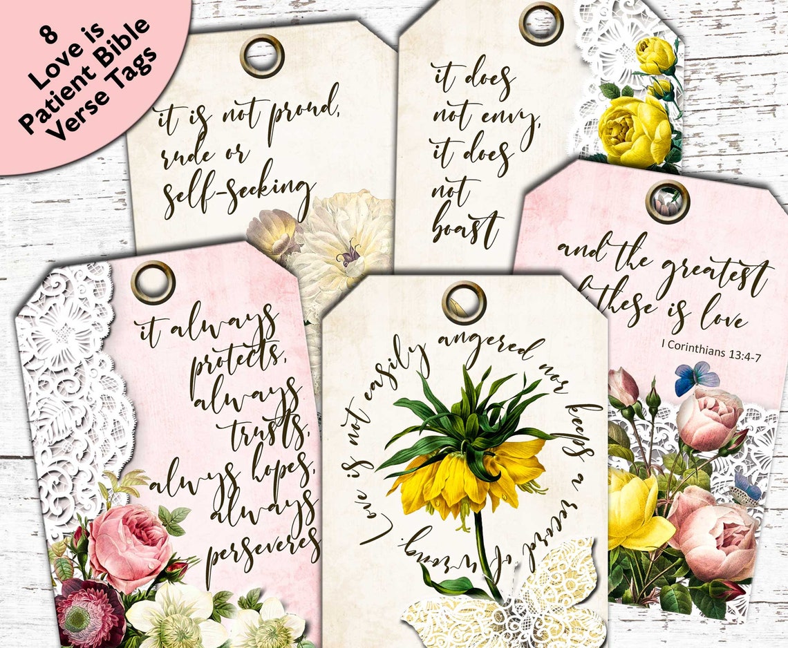 Prayer Journal Printable Ephemera for Junk Journals Tags - Etsy