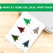 Printable Christmas Gift Tags Set Printable Christmas Tree - Etsy