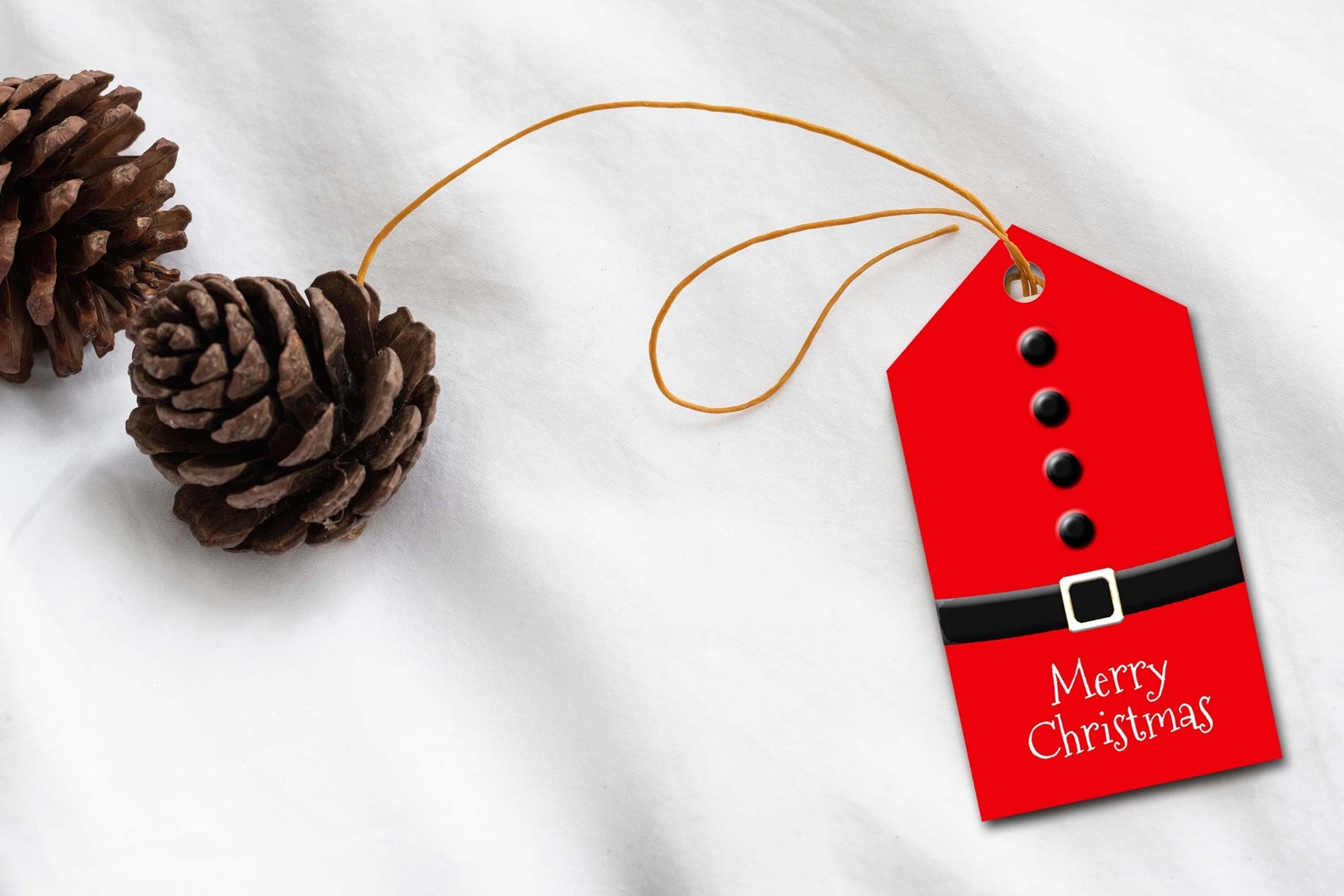 Printable Christmas Gift Tags Santa Claus Holiday Gift Tags - Etsy