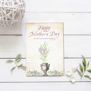 Christian Mother’s Day Card, Printable Mother’s Day Card, Happy Mother ...