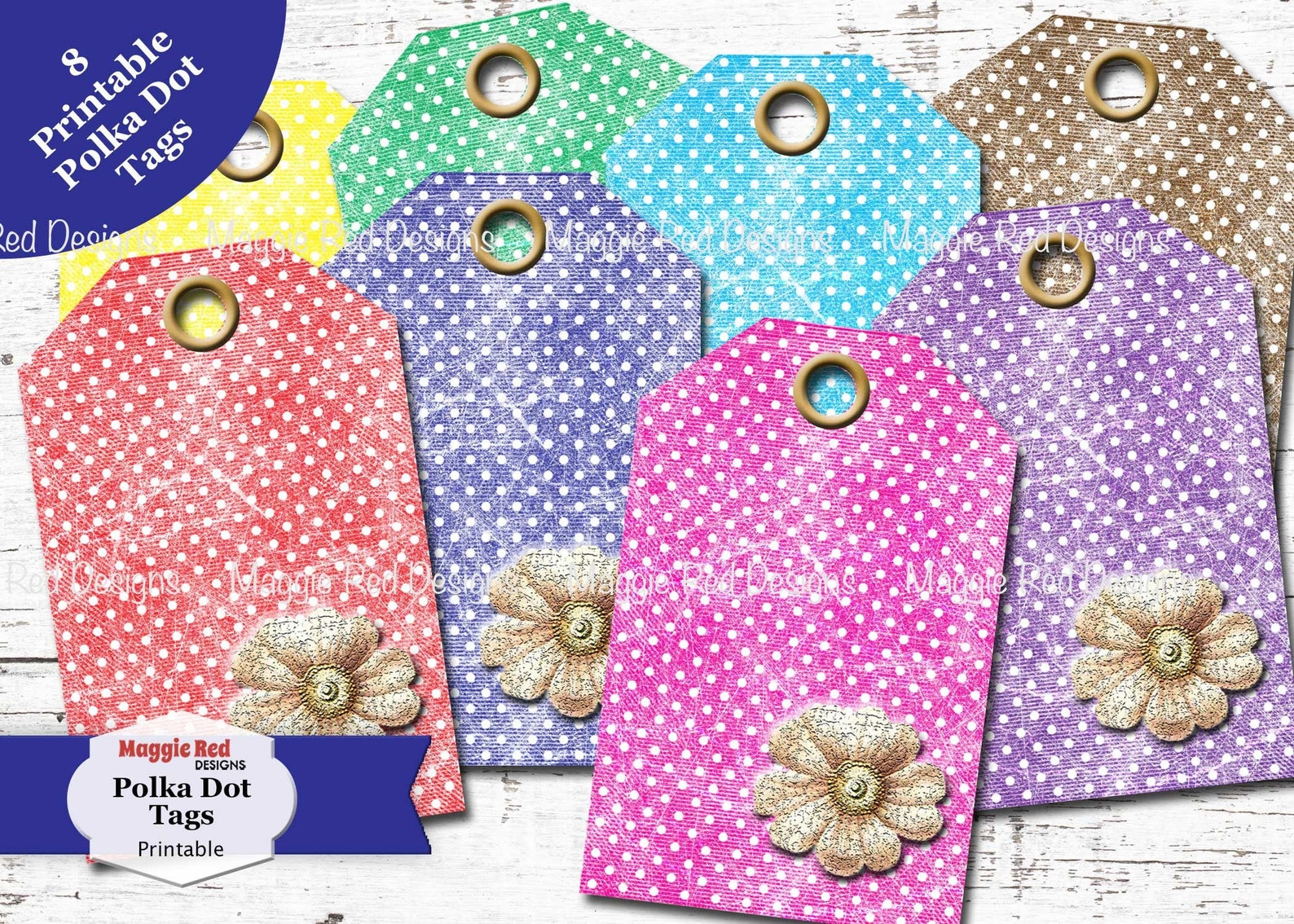Printable Ephemera Blank Tags Scrapbooking Ephemera Digital - Etsy