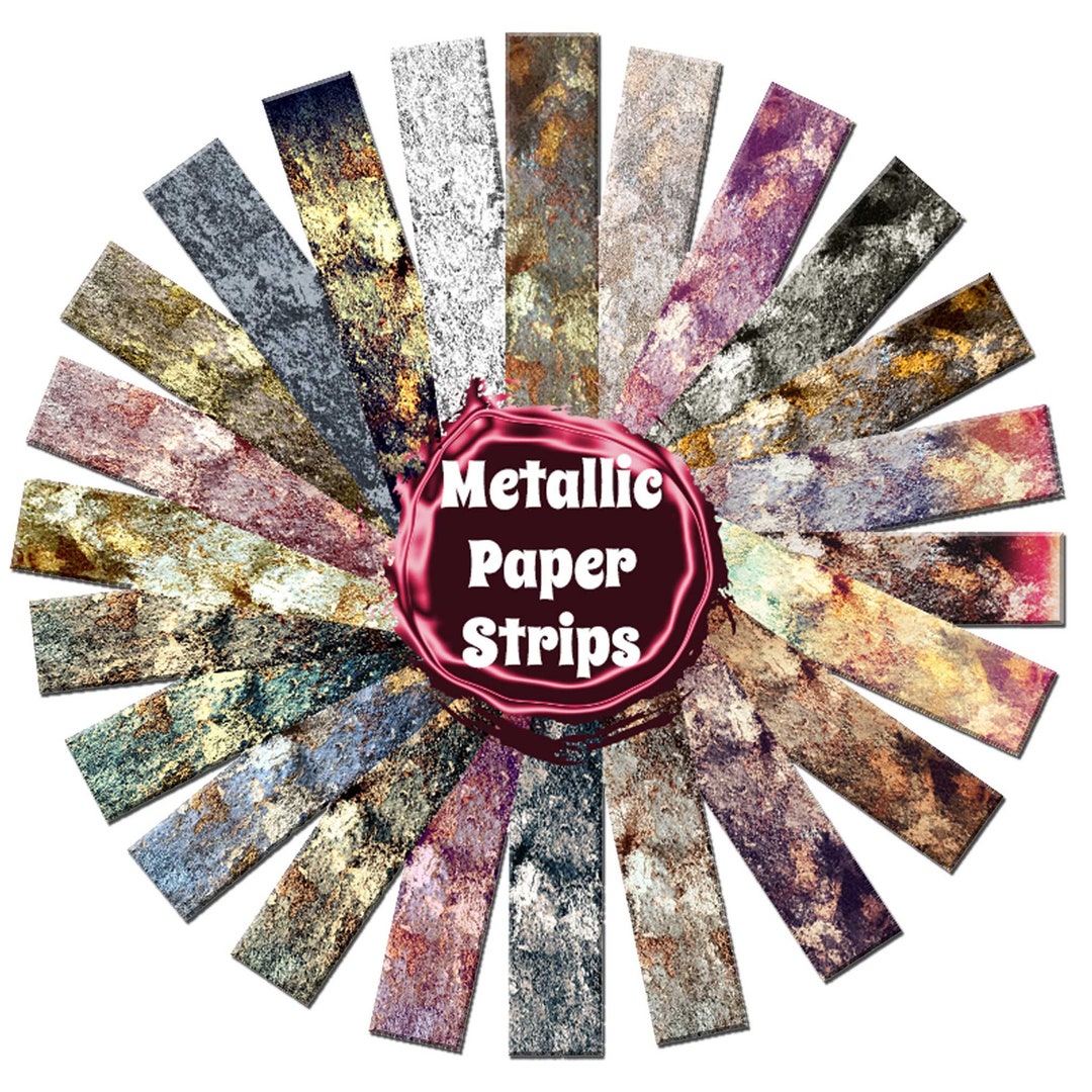Printable Paper Strips, Paper for Paper Beads, Supplies, Paperstrips ...