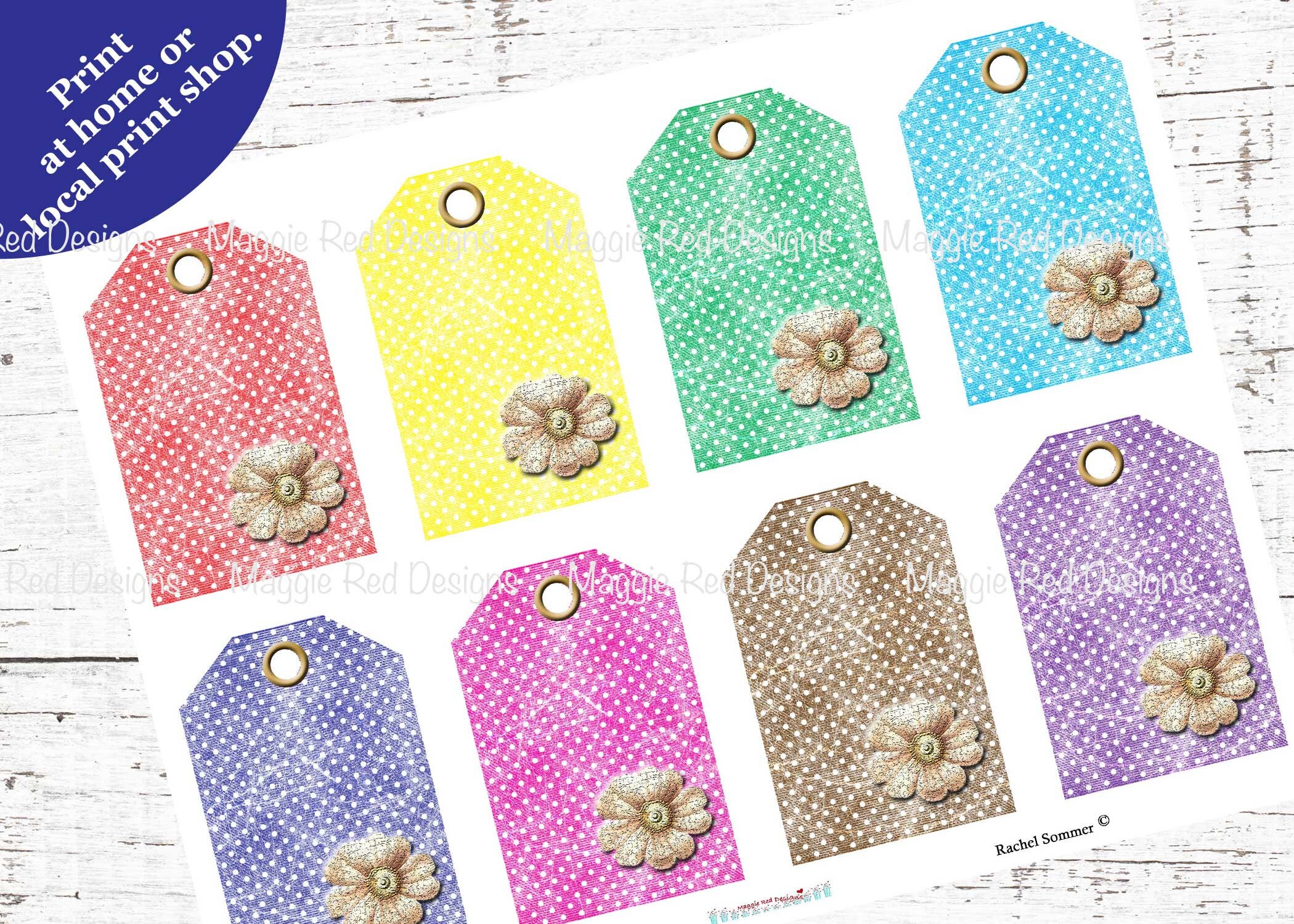 Printable Ephemera Blank Tags Scrapbooking Ephemera Digital - Etsy