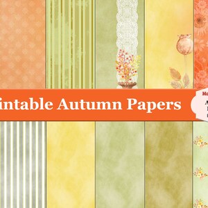 Digital Scrapbook Paper, Junk Journal Pages, Printable Decorative Paper ...