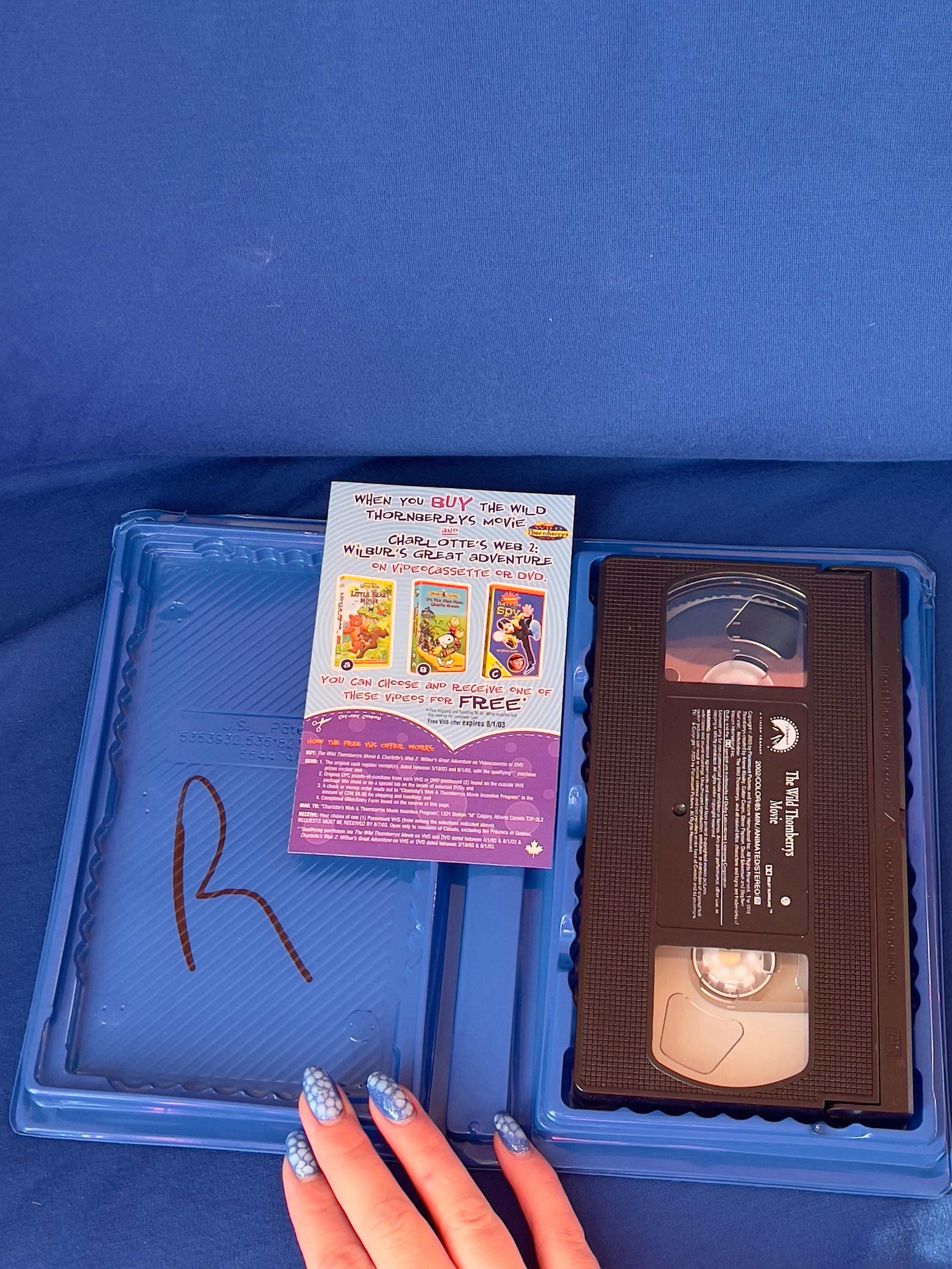 The Wild Thornberrys Movie: Rare Vintage VHS Tape - Blue Clamshell - Etsy