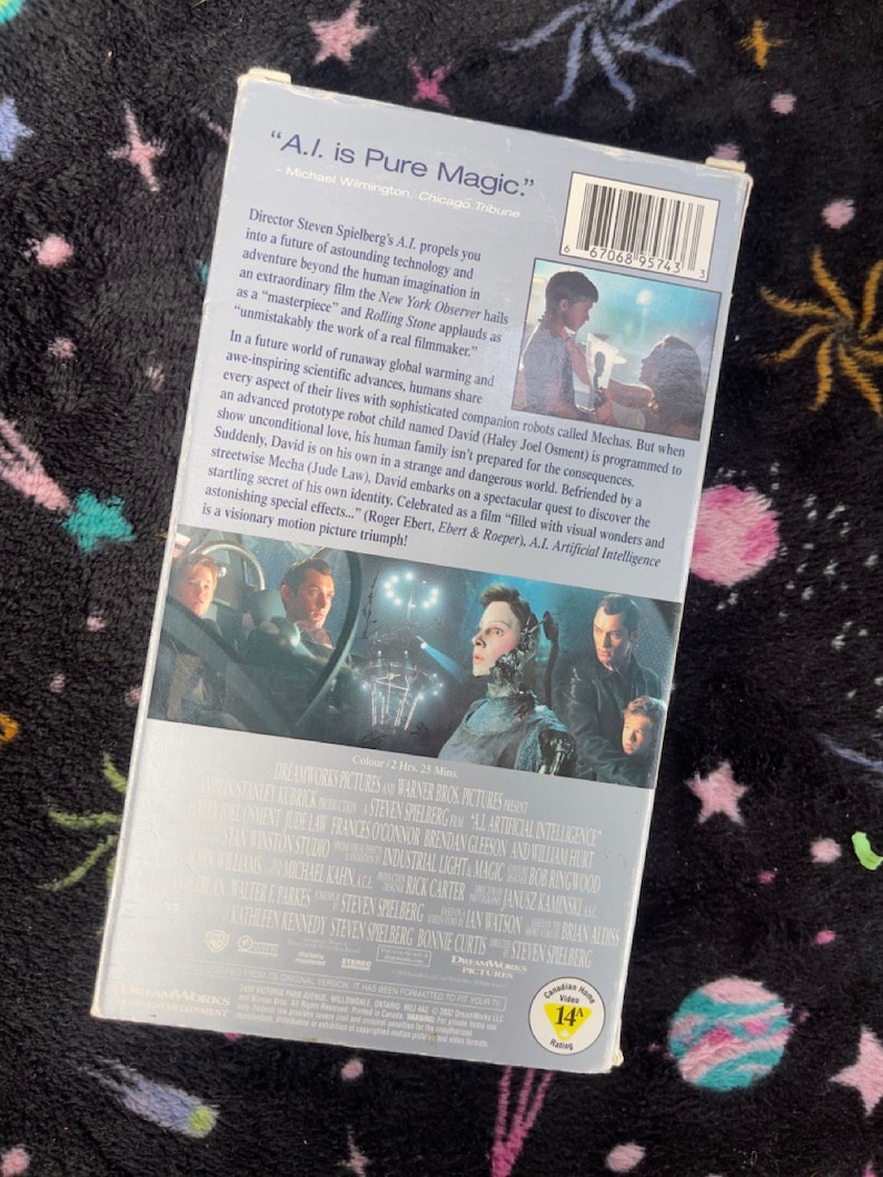 A.I. Artificial Intelligence 2001 Movie Vintage VHS Tape Steven ...