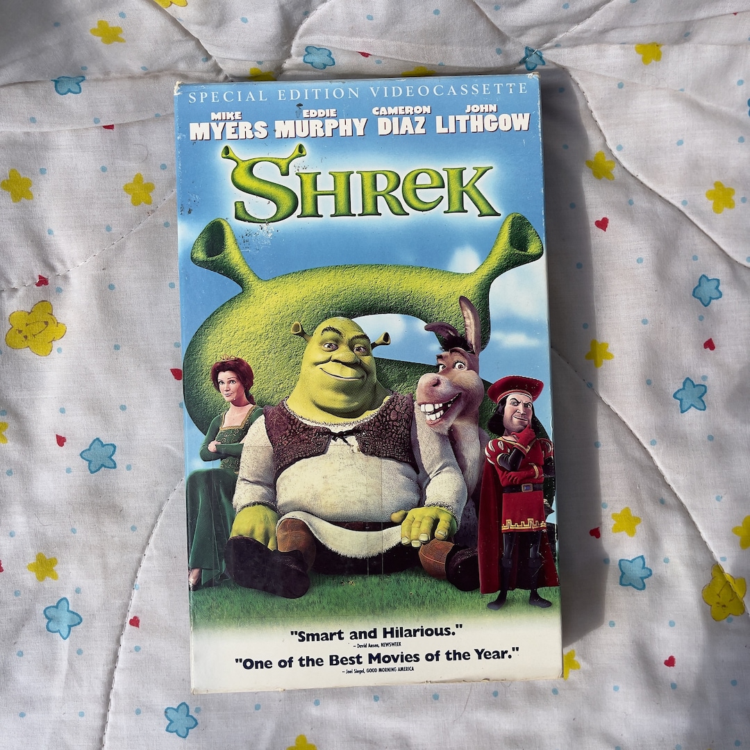 Shrek 2001 Movie Vintage VHS Tape - Etsy