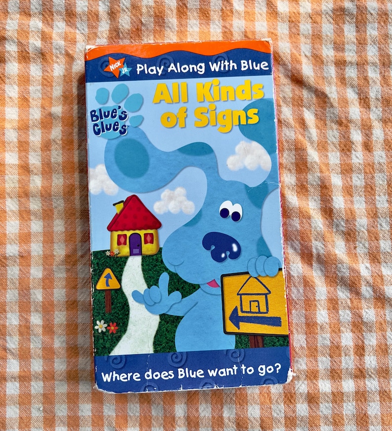 Vintage Blue's Clues VHS: All Kinds of Signs - Nickelodeon 2001 - Etsy