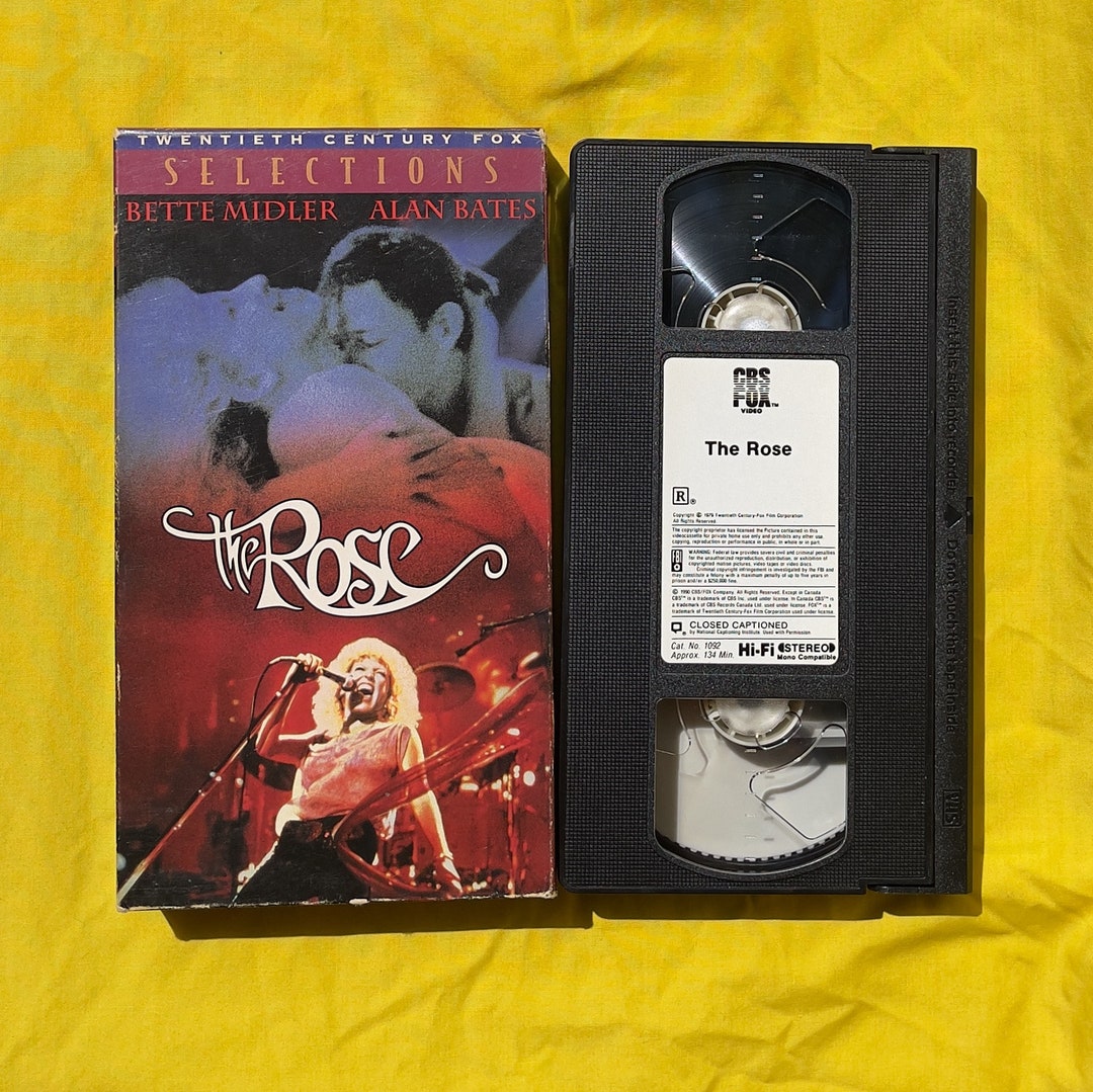 The Rose (1979) Movie - Vintage VHS Tape - 1990 Release - Bette Midler ...