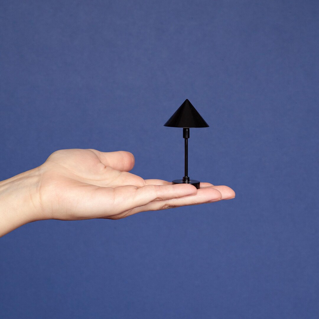 1/6 Scale Miniature Black Triangle Table Lamp - Etsy