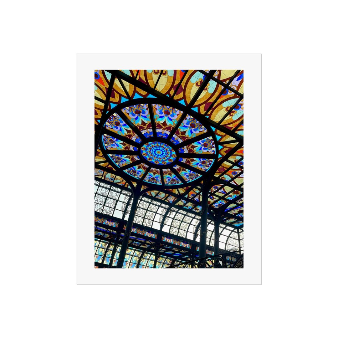 Vibrant Stained Glass Window Print, Colourful, Artistic Wall Decor for ...