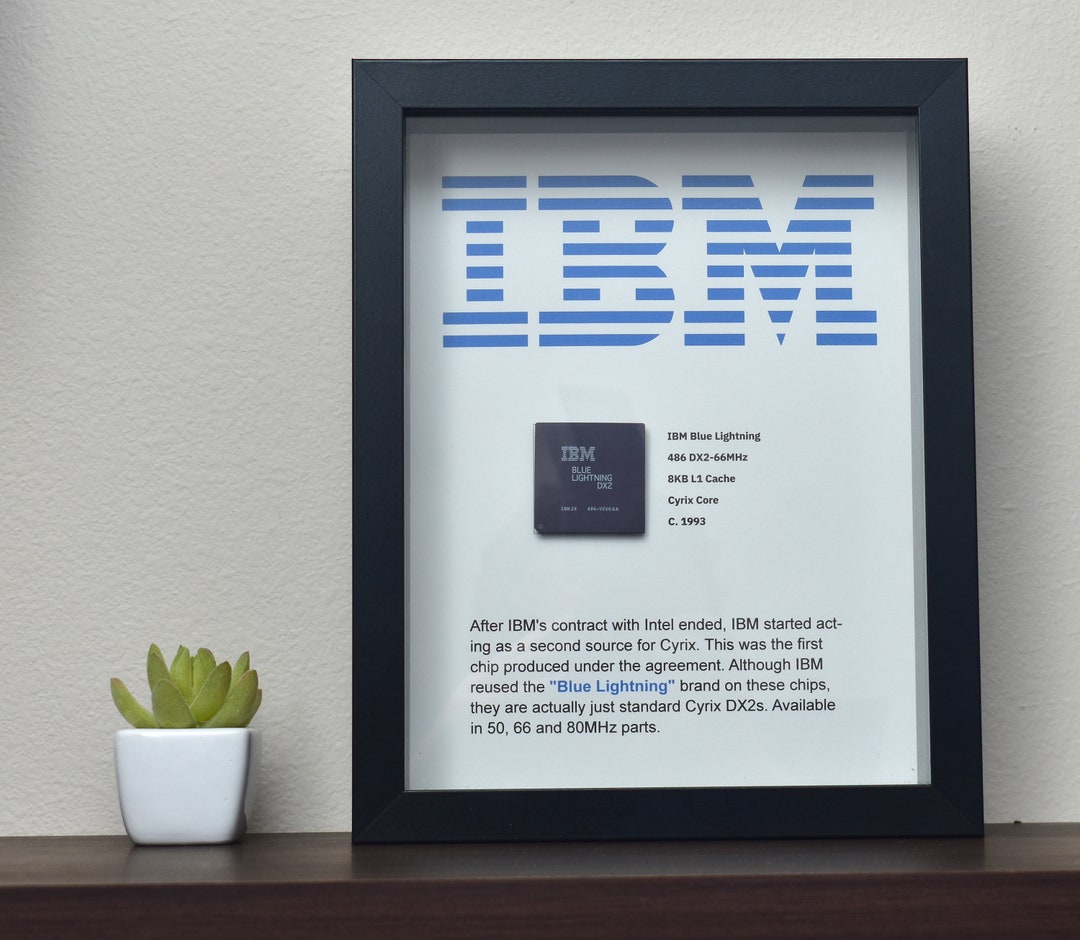 Vintage IBM Blue Lightning DX2 486 cyrix Processor CPU 1993 Rare Chip ...