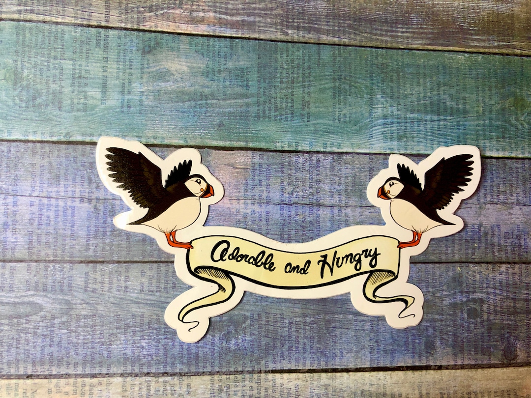 Adorable and Hungry - Stickers - Etsy
