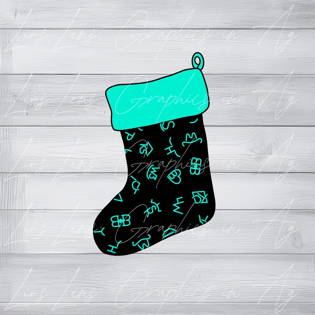 Branded Stocking Png - Etsy