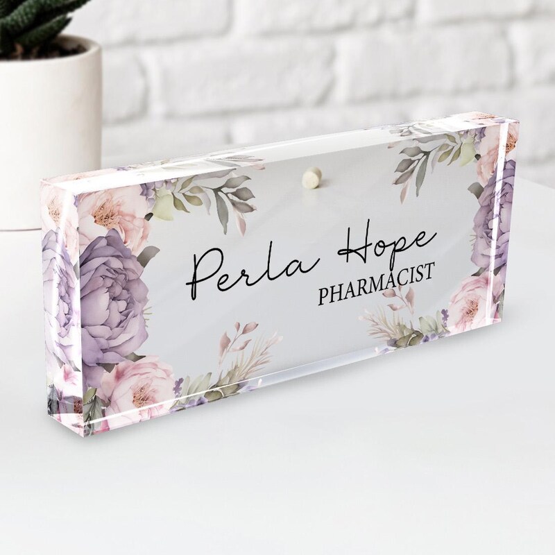 Resin Name Plate Customized - Etsy