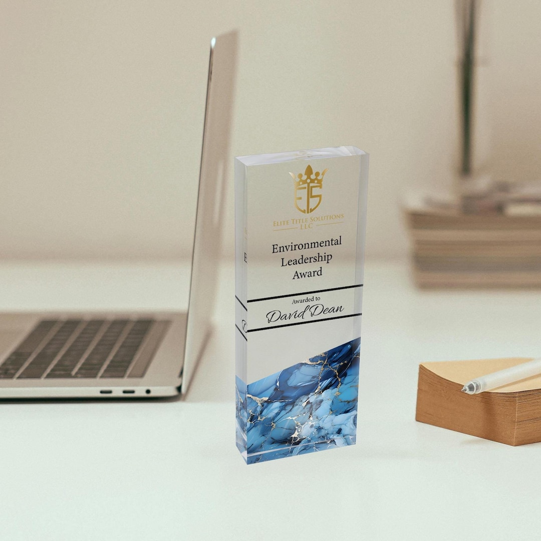 Custom Wedge Plaque Award, Custom Award, Employee Recognition ...