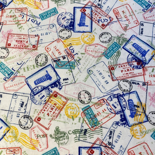 Travel Fabric - Etsy