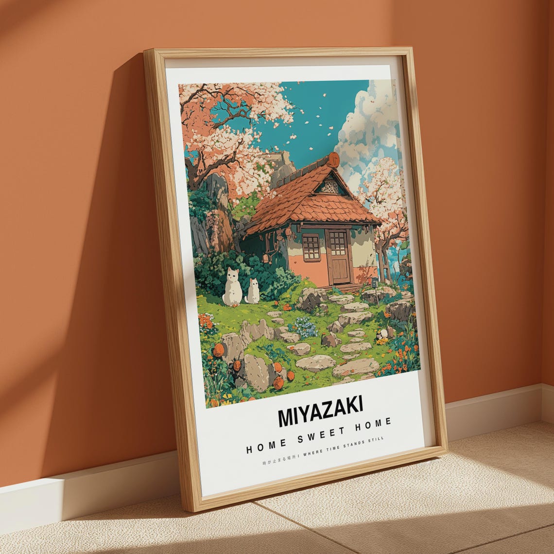 Studio Ghibli Inspired Print, House Decoration Japanese, Hayao Miyazaki ...