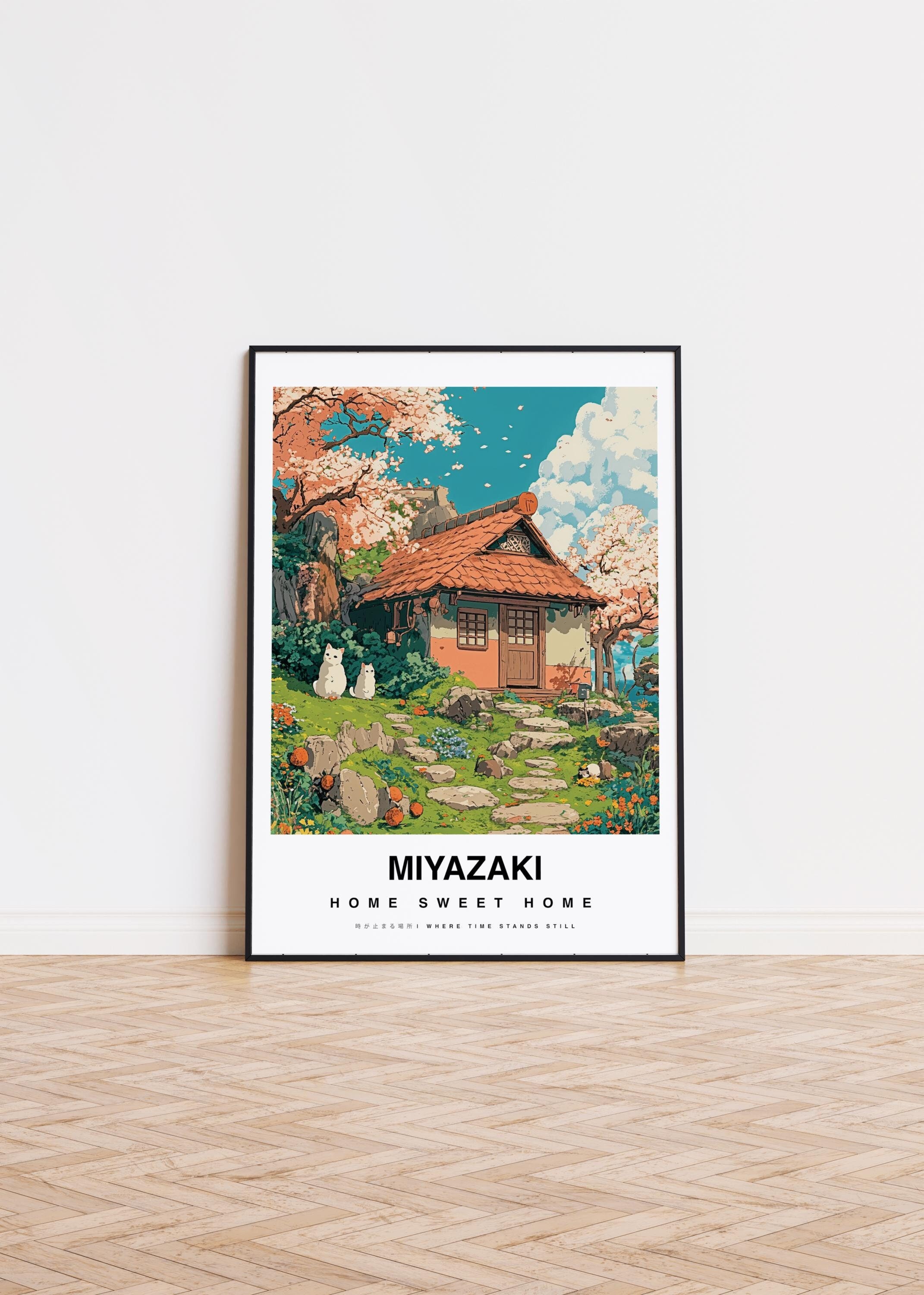 Studio Ghibli Inspired Print, House Decoration Japanese, Hayao Miyazaki ...