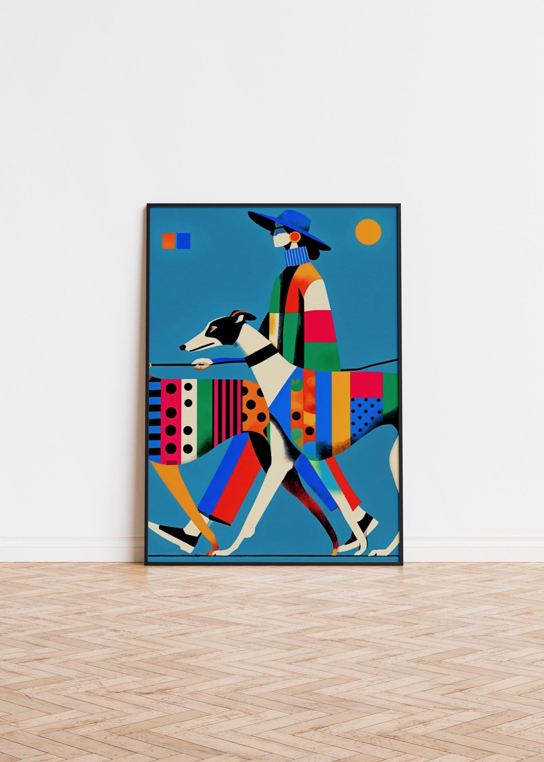 Dogs Minimalist Wall Art Print, Dog Lover Poster Print Art, Dogs ...