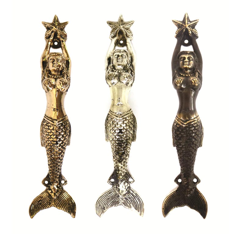 Little Mermaid Sculpture Hardware Door Handle Furniture Knob Cabinet - Etsy