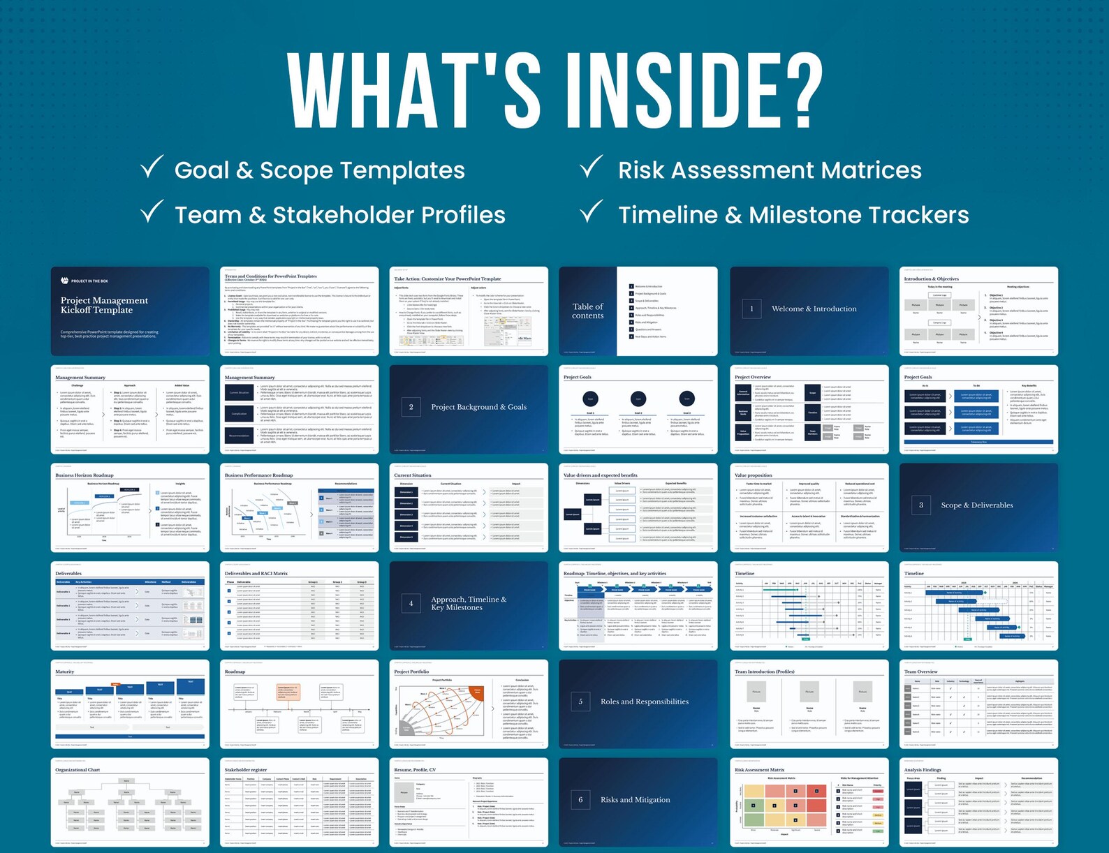 Project Management Kick-off Template | Professional Powerpoint ...