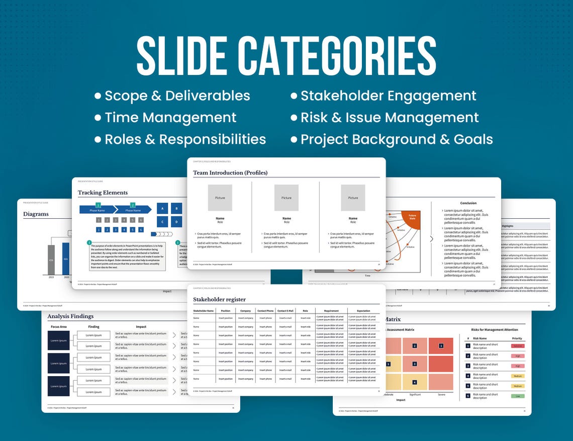 Project Management Kick-off Template | Professional Powerpoint ...
