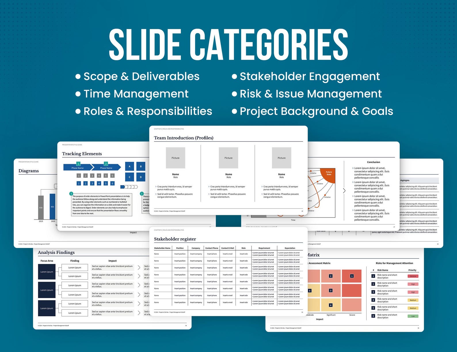 Project Management Kick-off Template | Professional Powerpoint ...