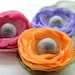 Handmade Satin Flower Brooch, Fabric Flower, Floral Accessory, Flower ...