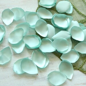 Satin Leaf Appliques, Rose Petals, Fabric Embellishments, Fabric Petals ...