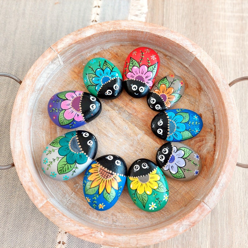 Painted Rocks Garden - Etsy