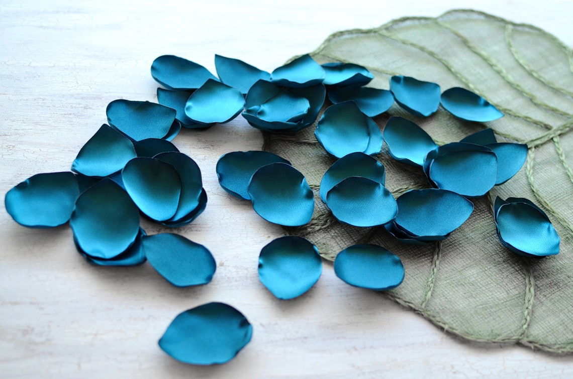 Satin Leaf Appliques, Rose Petals, Fabric Embellishments, Fabric Petals ...