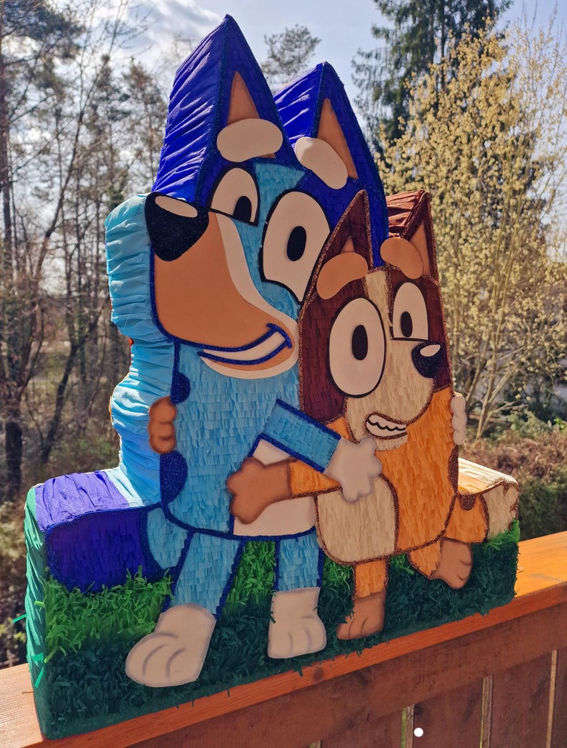 Pinata Bluey and Bingo - Etsy Canada